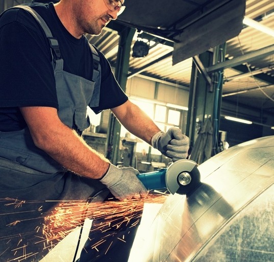 ¿Cómo funciona un esmeril angular? ~ Industria y algo más