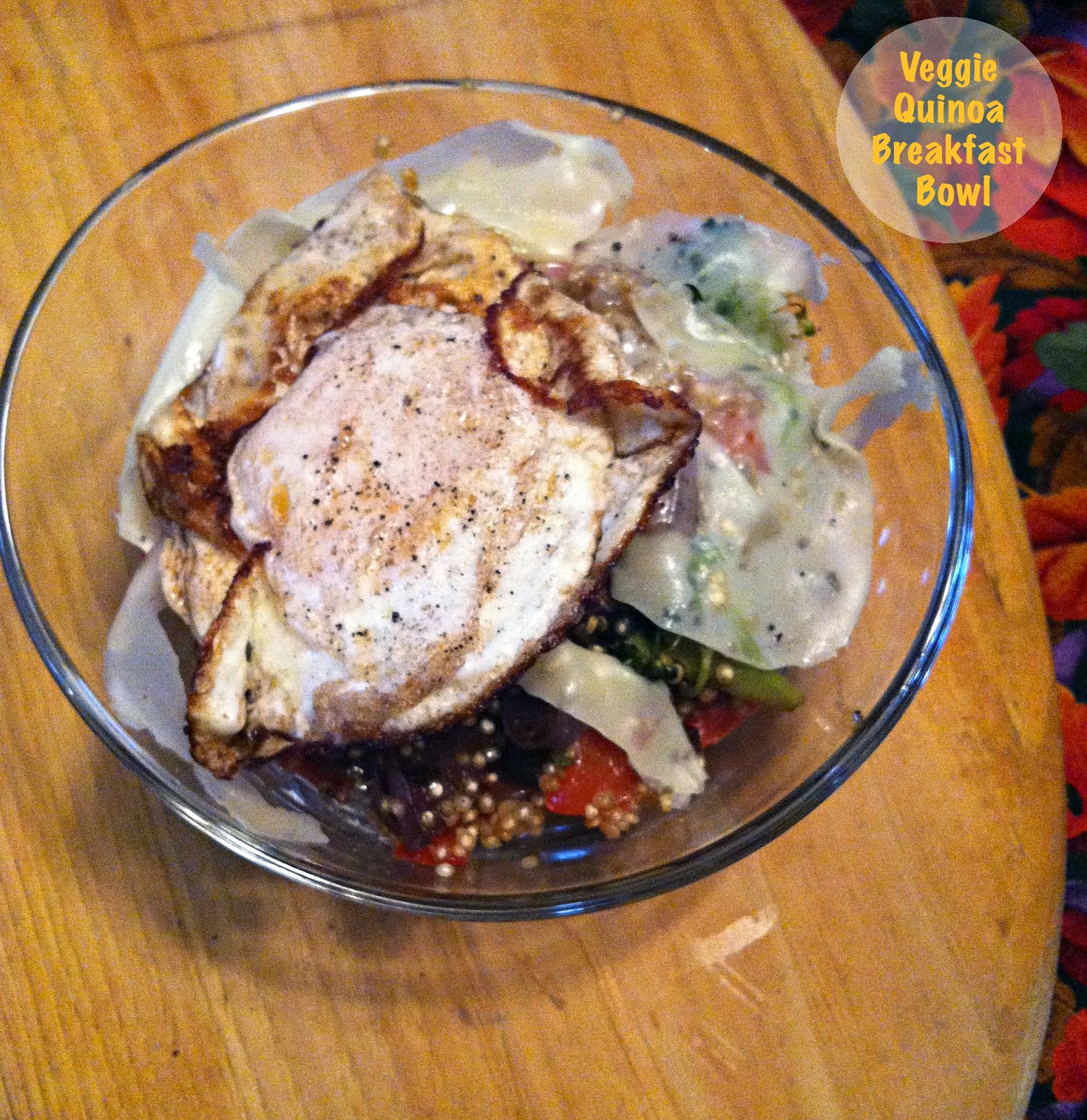Color Me Caroline: Veggie Quinoa Breakfast Bowl