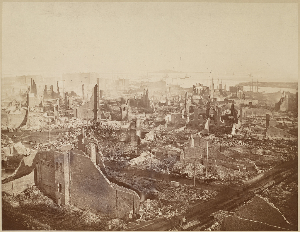 Earth In The Past: Photos of the Great Boston Fire of 1872.