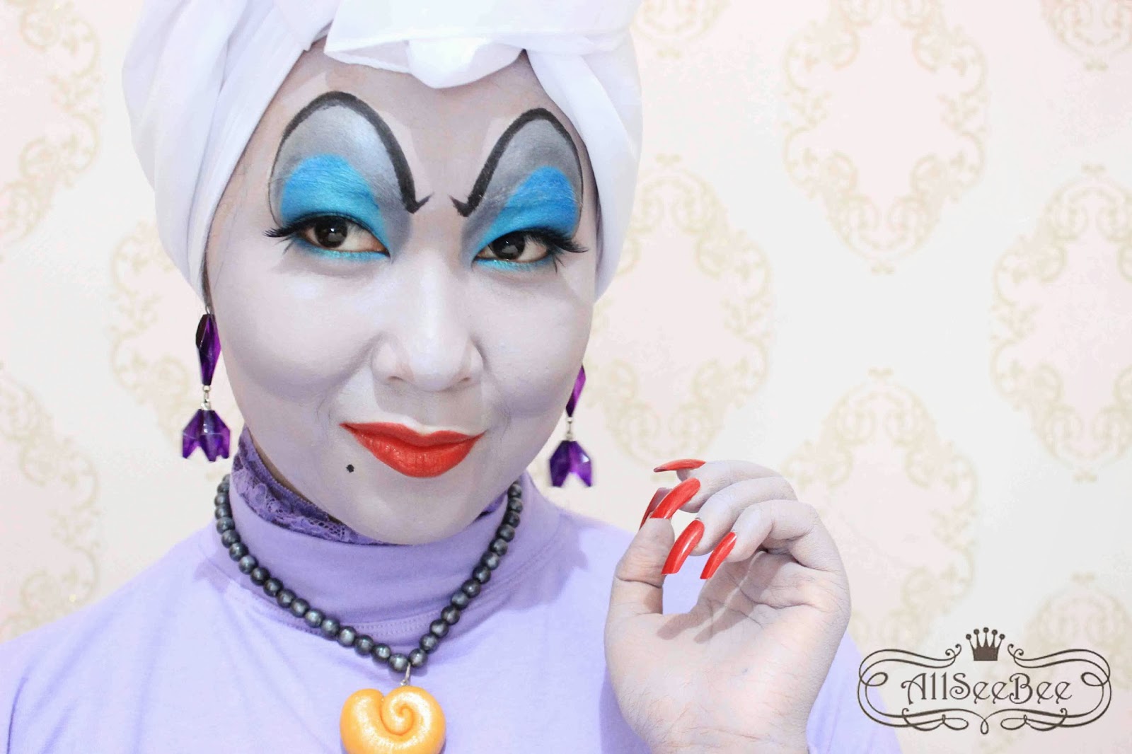 Disney Villains Diva Makeup Collaboration - Ursula (with tutorial)