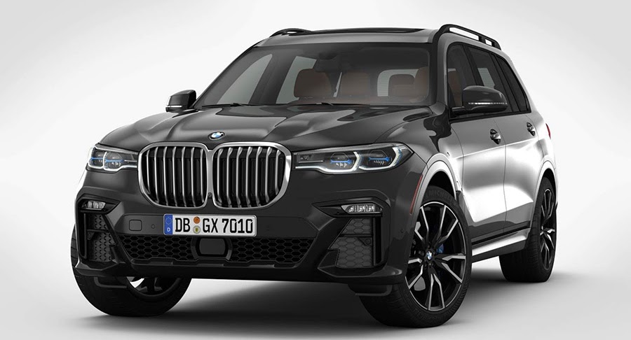 Bmw X7 2019 3d model download free