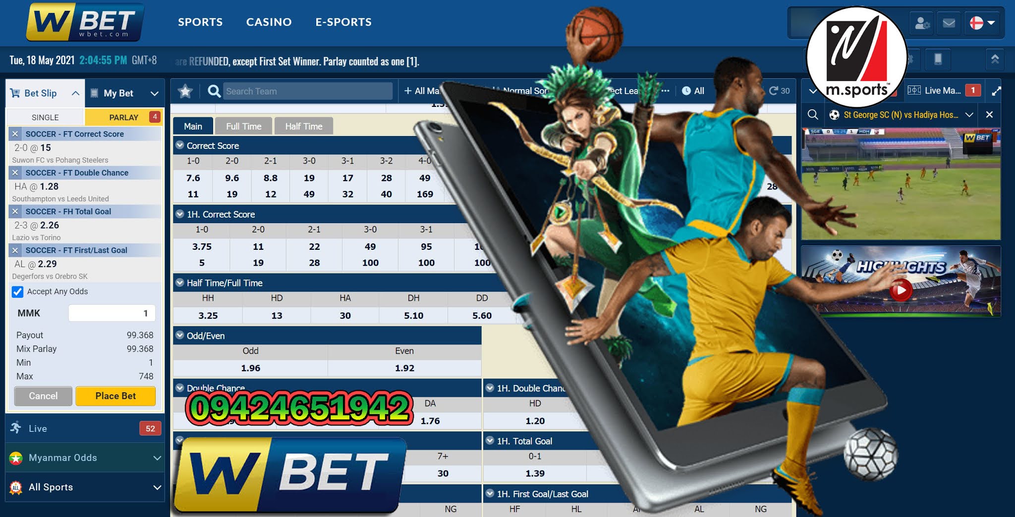 Myanmar Ibet789 Agent Sports Betting, Asian Handicap, Soccer Betting, Live Odds: Wbet