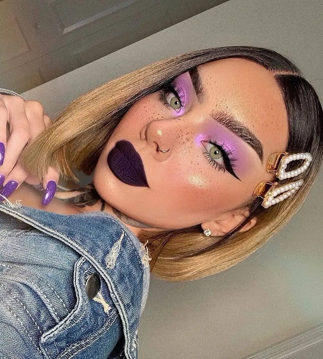 10 Creative makeup face art ideas by @ddblueberry | Melody Jacob