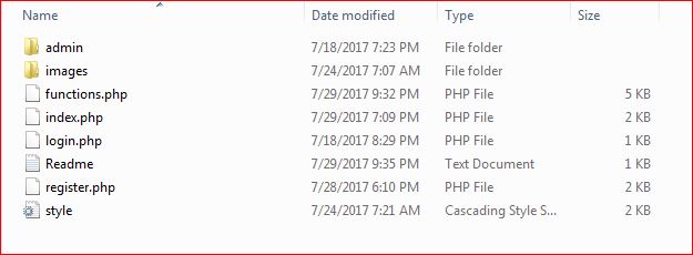 Admin and User login system PHP and MySQL database