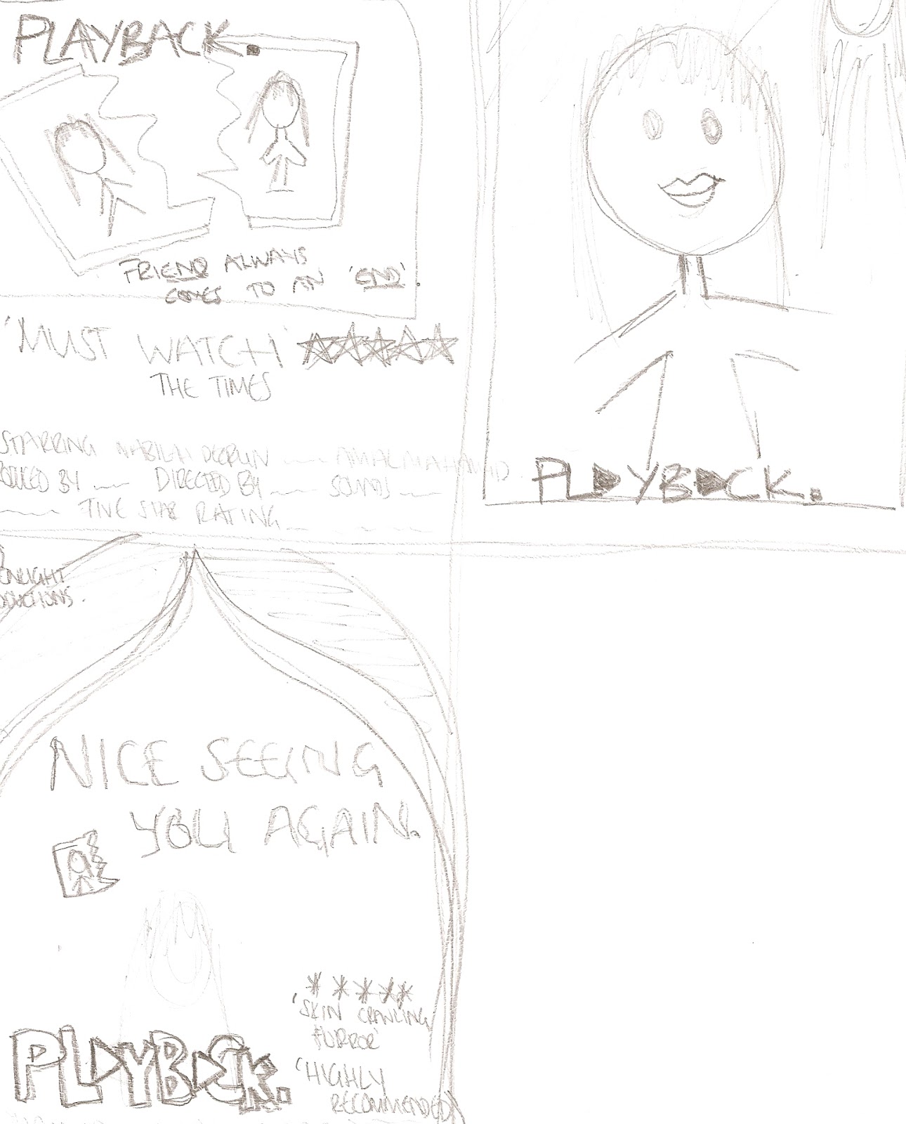 PLAYBACK: Poster - planning, drafts & production