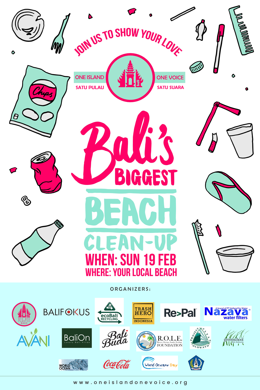 Yasnyiar Bonne Gea: Bali's Biggest Beach Clean Up - Update