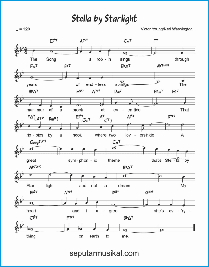 Chord Lagu Stella by Starlight - SEPUTAR MUSIK