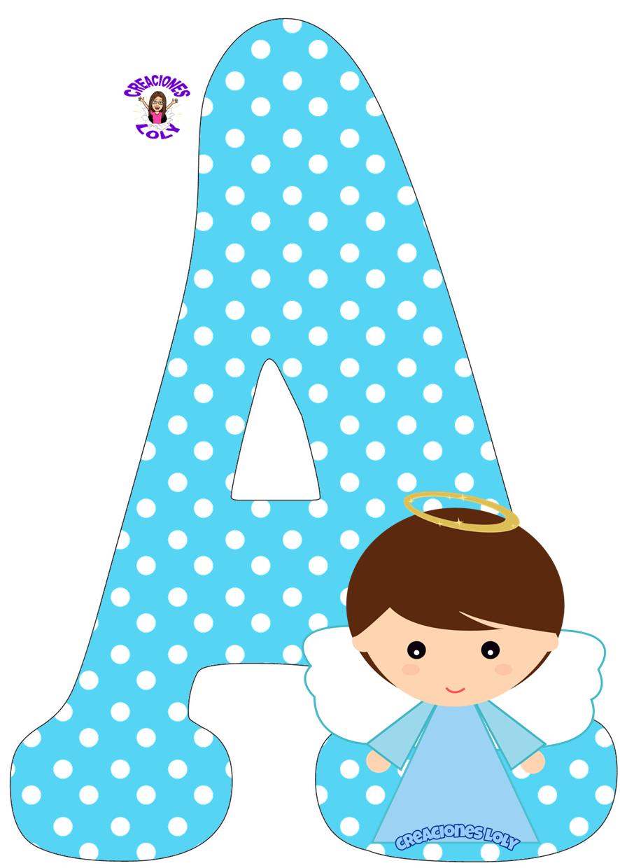 Creaciones Loly: Abecedario Angelito