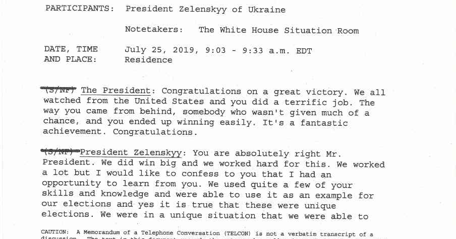 Resistance and Life: That phone call transcript