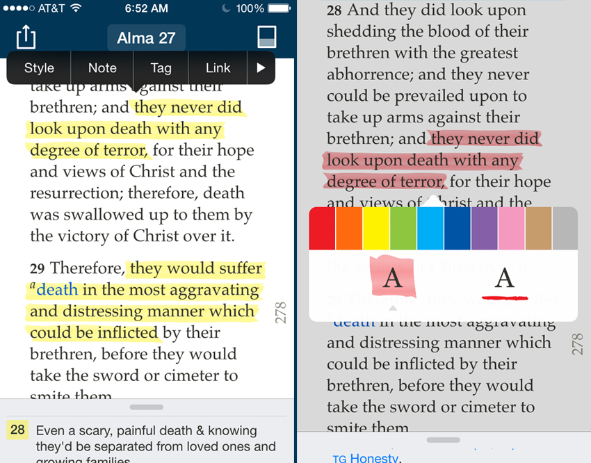 bolivar relief society: Gospel Library tips- bookmarks, highlights ...