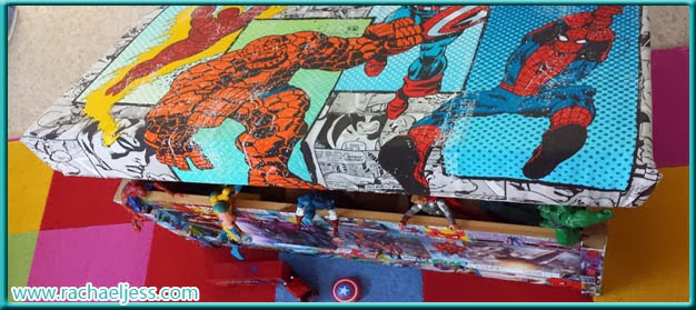How to update an old toy box using Marvel Comics - Lifestyle & DIY ...