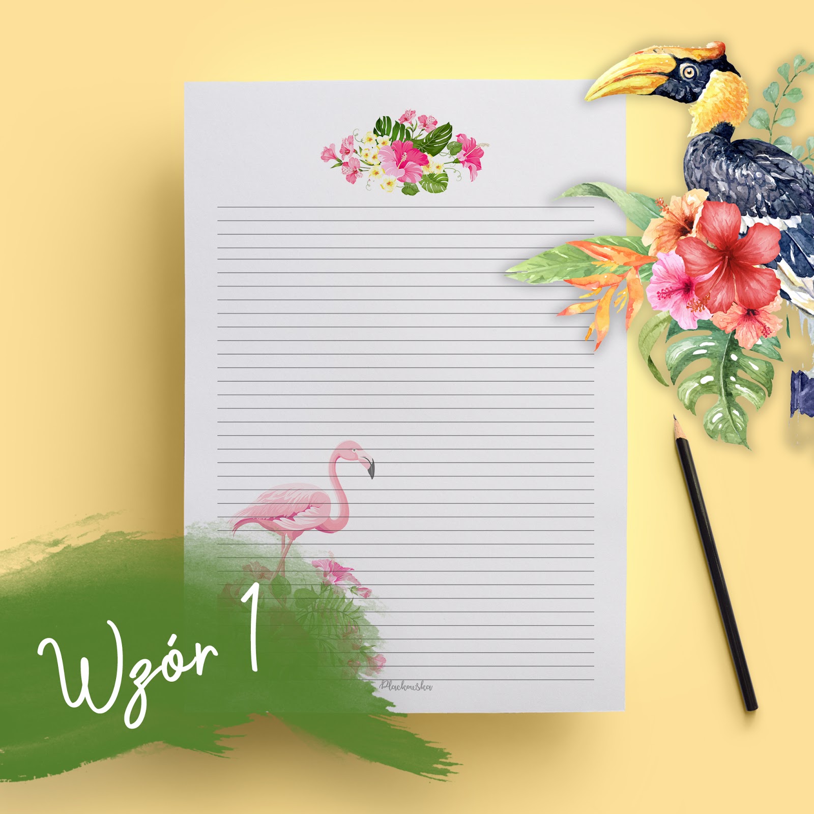 Darmowa PAPETERIA do druku!- LATO - Notes - do pobrania - Planery ...