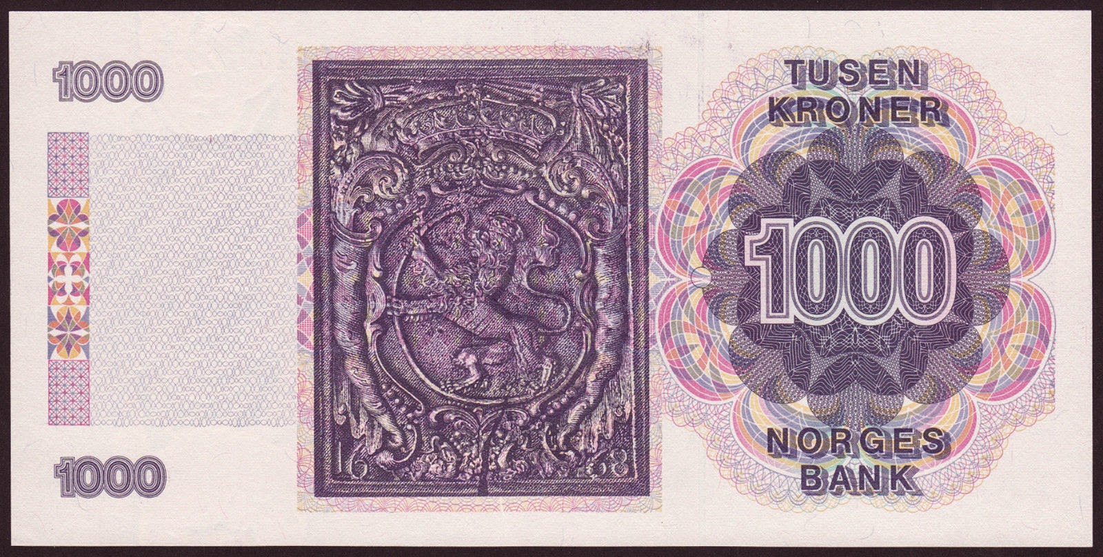 Norway 1000 Kroner banknote 1998|World Banknotes & Coins Pictures | Old ...