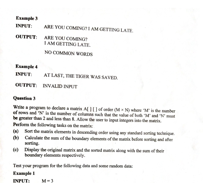 Isc Computer Science Practical Solved Questions Isc Computer Practical