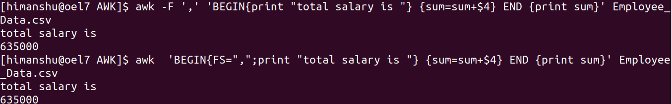 LINUX AWK Tutorial Series | Chapter 5
