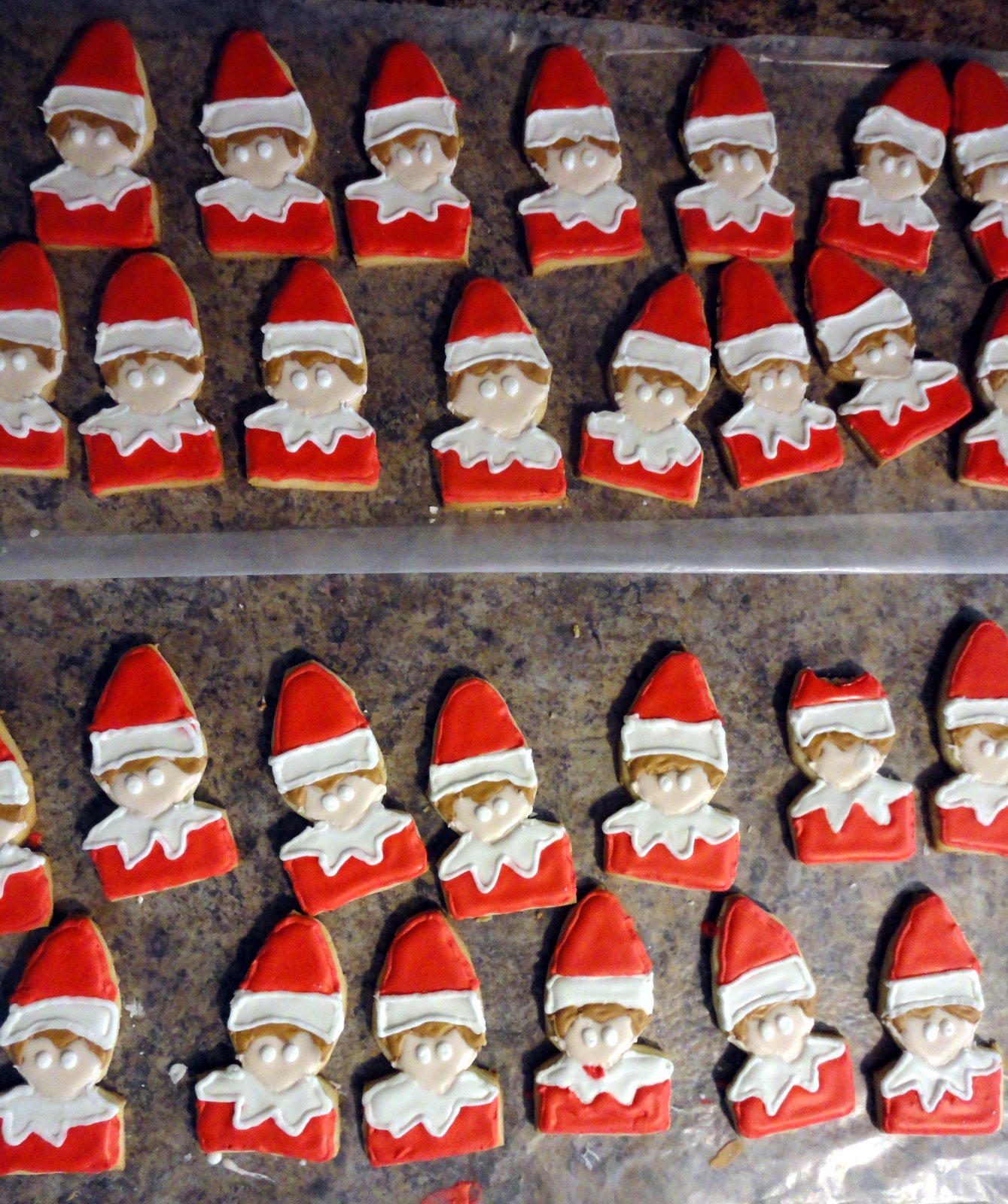 our life...: Elf cookies