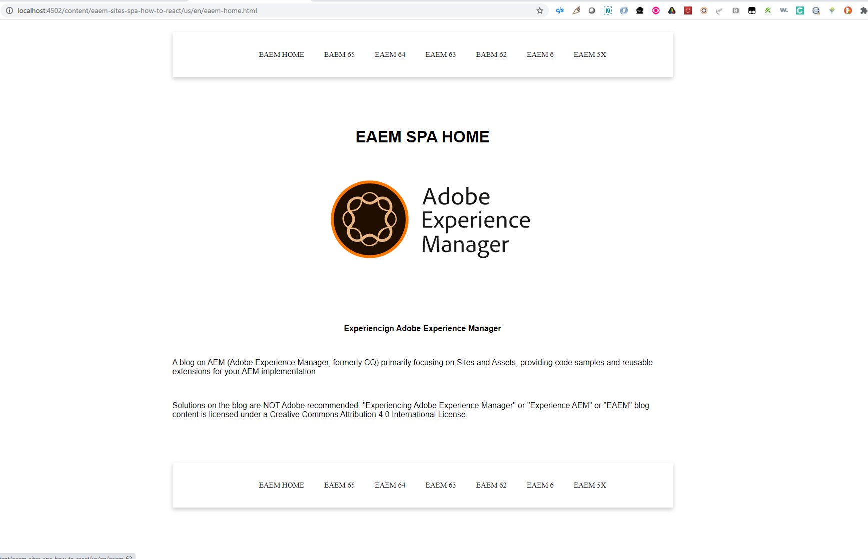 Experiencing Adobe Experience Manager (AEM, CQ): AEM 6550 - Create a ... Experiencing Adobe Experience Manager (AEM, CQ): AEM 6550 - Create a ...