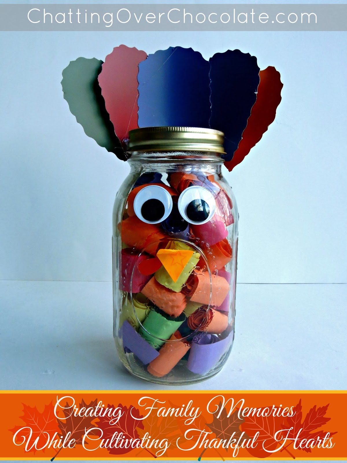 Chatting Over Chocolate: Mason Jar Turkey with Thankfulness Stuffing!