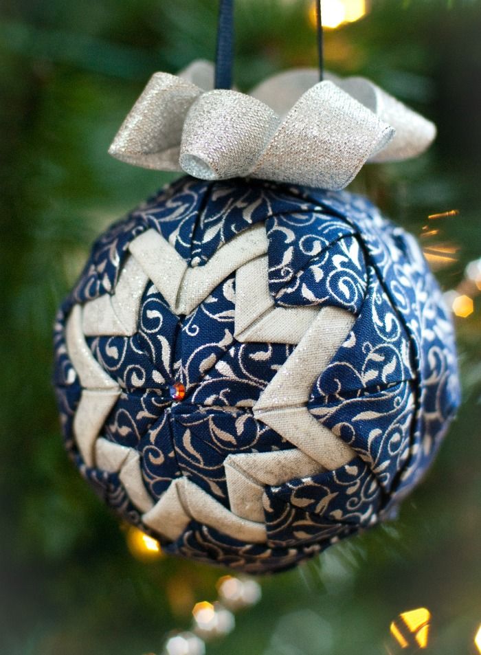 Tutoriales de Patchwork: ORNAMENTOS NAVIDEÑOS