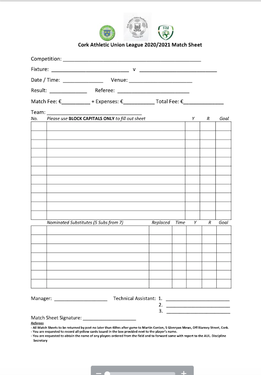 See Below for SAMPLE