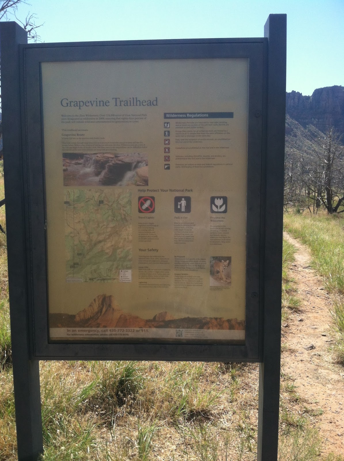 Myatt's Hikes: Grapevine, Zion National Park