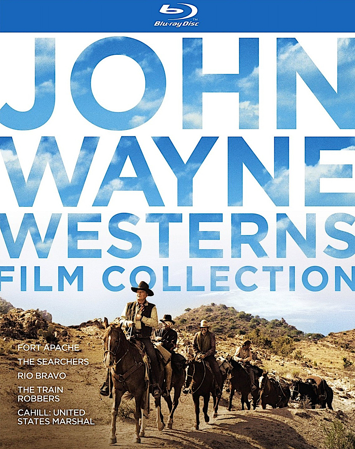 blu-ray and dvd covers: JOHN WAYNE WESTERNS FILM COLLECTION BLU-RAY SET ...