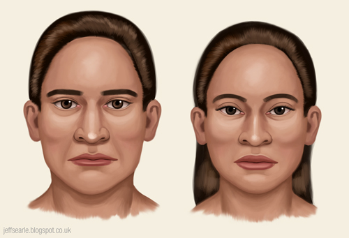 Jeff Searle: Drawing heads: ethnicity