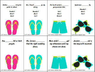 Liz's Speech Therapy Ideas: Summer Sun Negation Unit