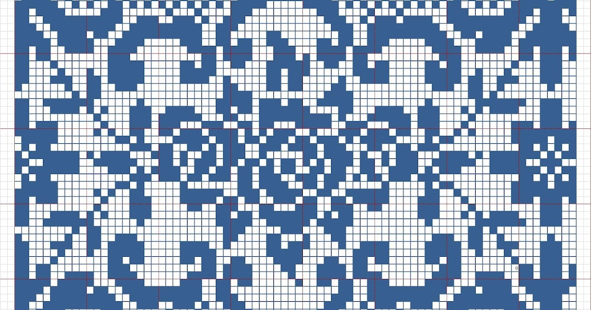 Filet - Crochet Patterns: Filet lace 01