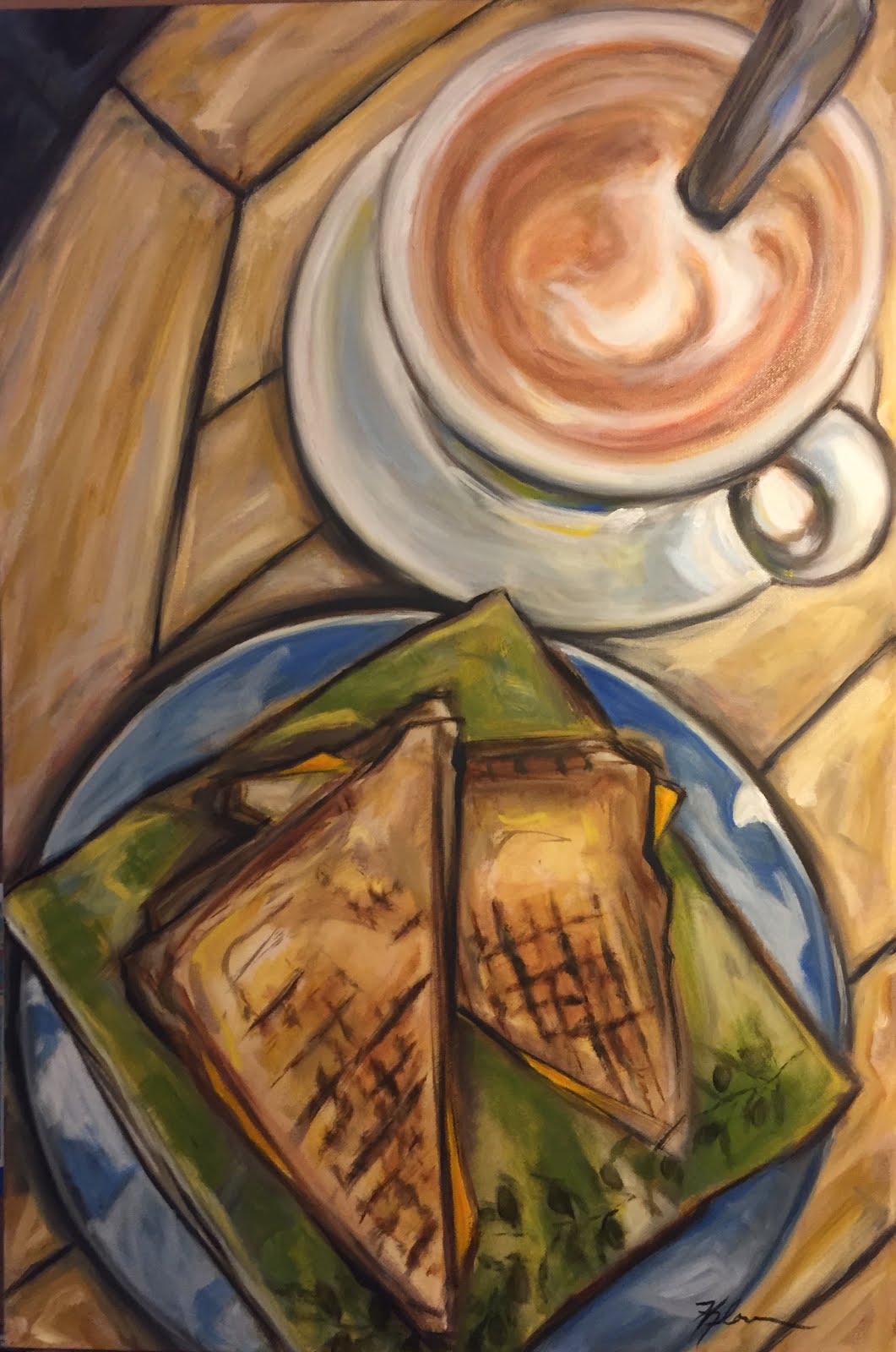 Heidi Floren Gallery: Coffee Paintings