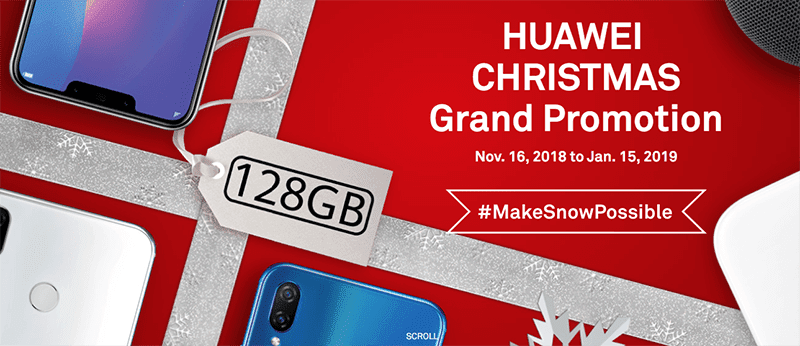 Huawei to launch their Christmas Grand Promotion with freebies on ...