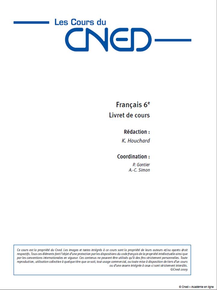 Les cours du CNED (Centre National d'Enseignement à Distance) | Le ...