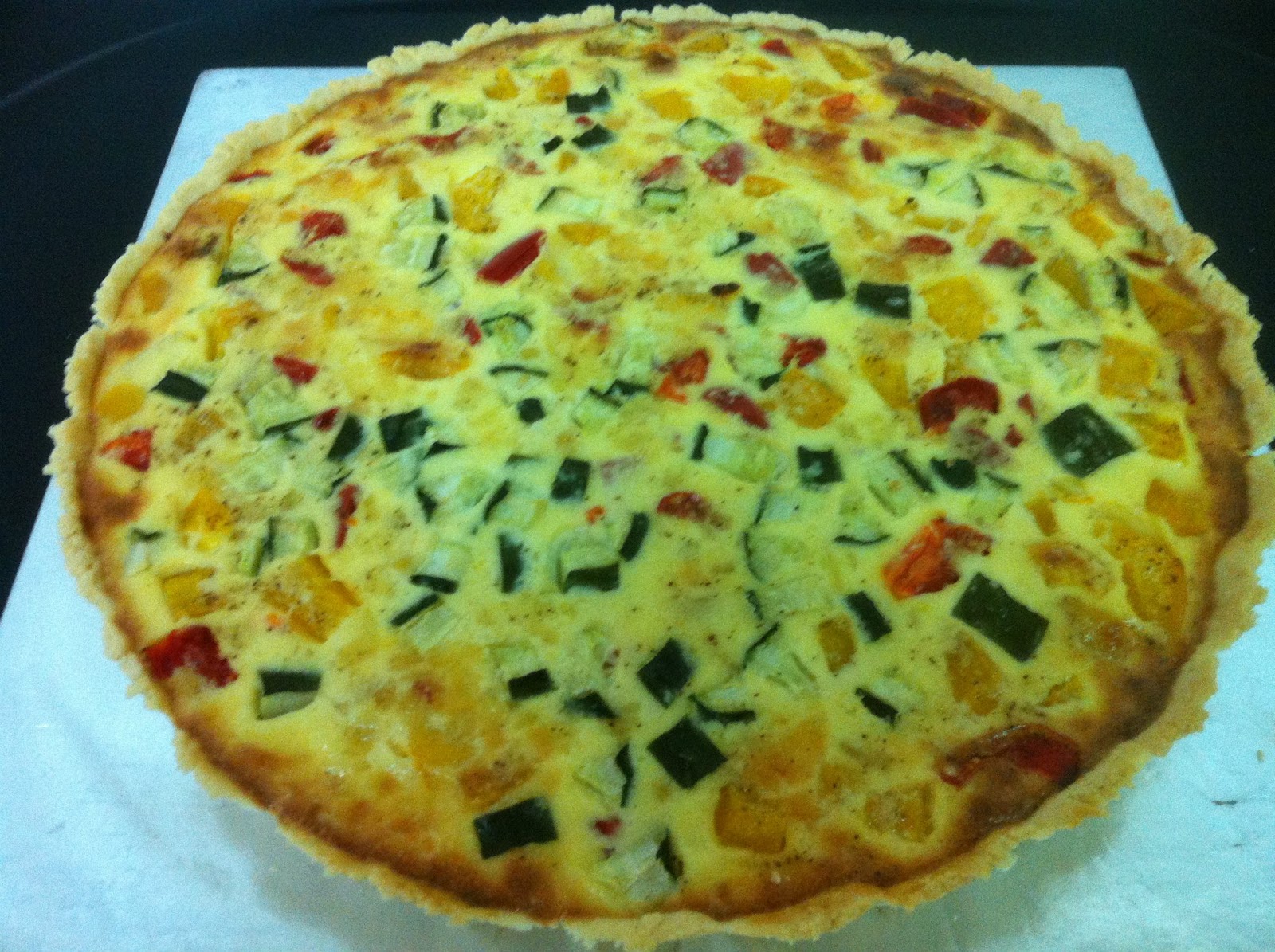 中西式 糕点 小吃 烹饪 美食网: Vegetables Quiche香浓蔬菜粒咸派