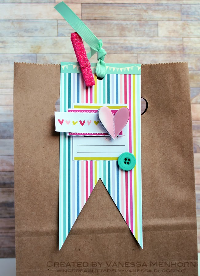 wings of a butterfly: Fun Gift Bag Toppers
