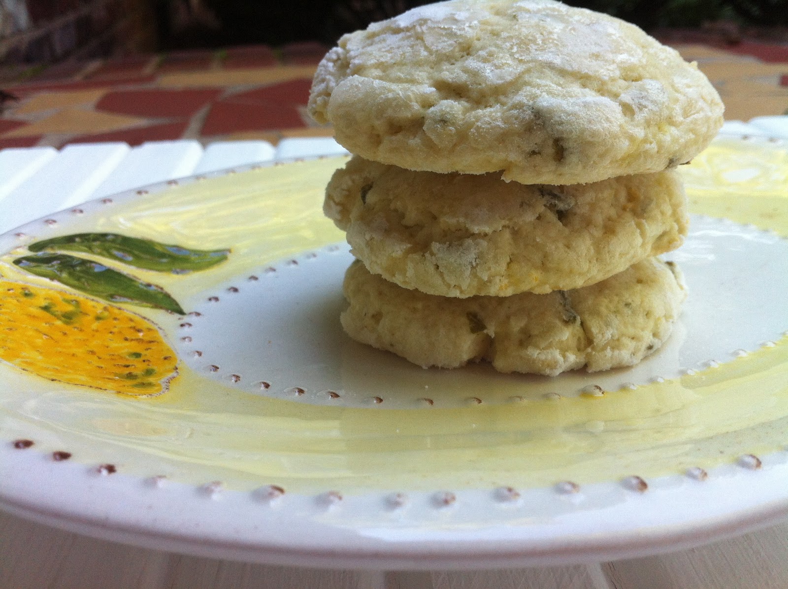 peace. love. & good food.: Lemon Basil Cookies