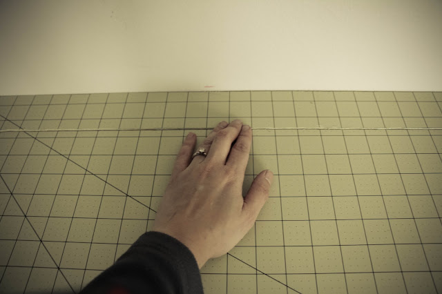 Grosgrain: DIY Drop Down Cutting Table