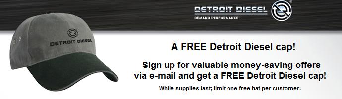 Endless Freebies: FREE DETROIT DIESEL HAT
