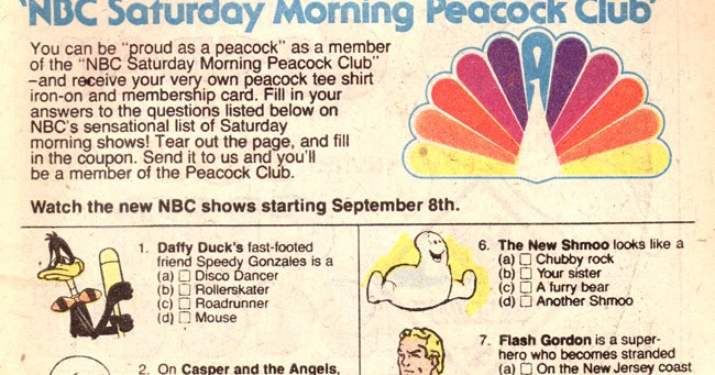 NBC Saturday morning cartoons