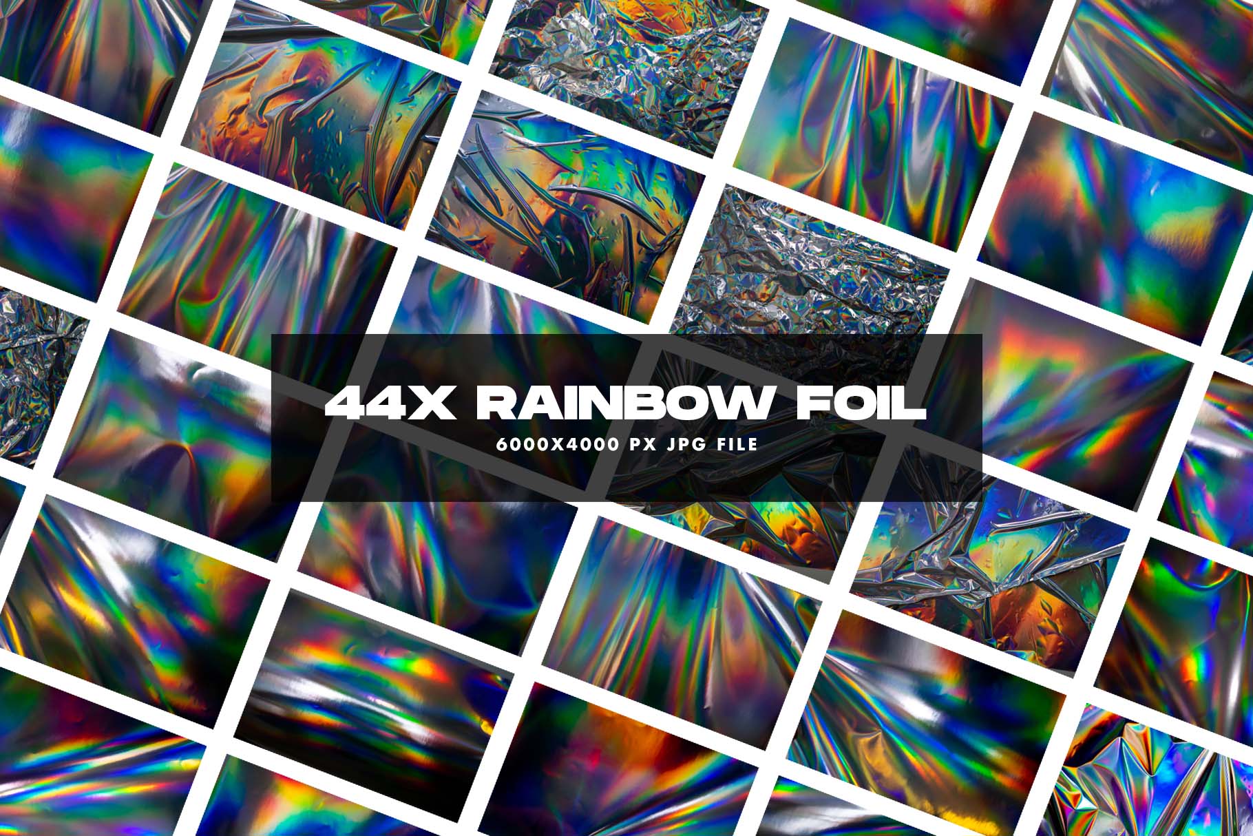 Free DEMO Rainbow Foil Texture Collection