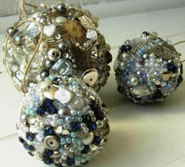 Jennibellie Studio: Eco-friendly Bejeweled Bauble Tutorial