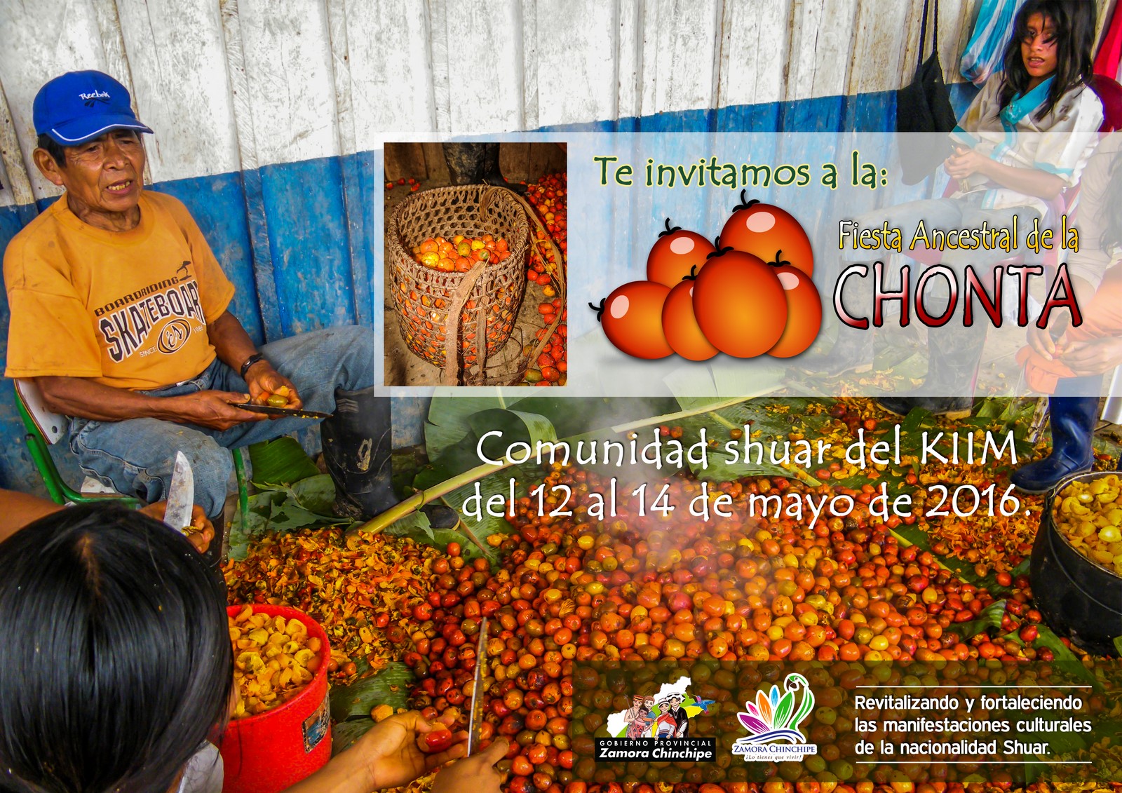 ZAMORA CHINCHIPE: CEREMONIA ANCESTRAL EN HOMENAJE A LA CHONTA EN ...