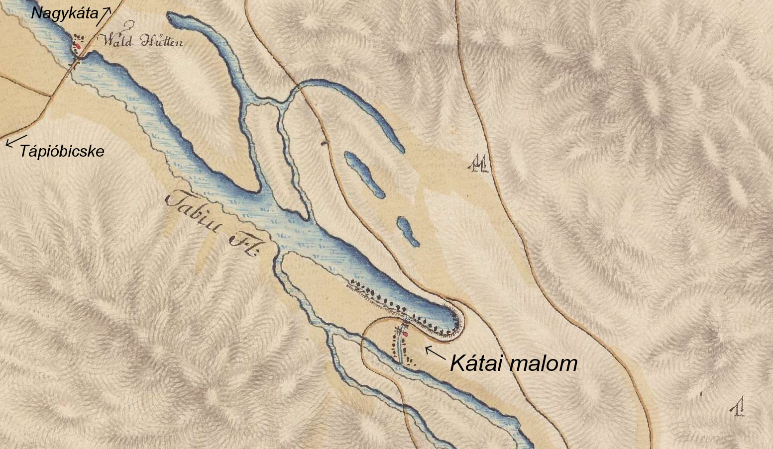 Nagykáta képes emlékezete: Vízi malom a Tápión