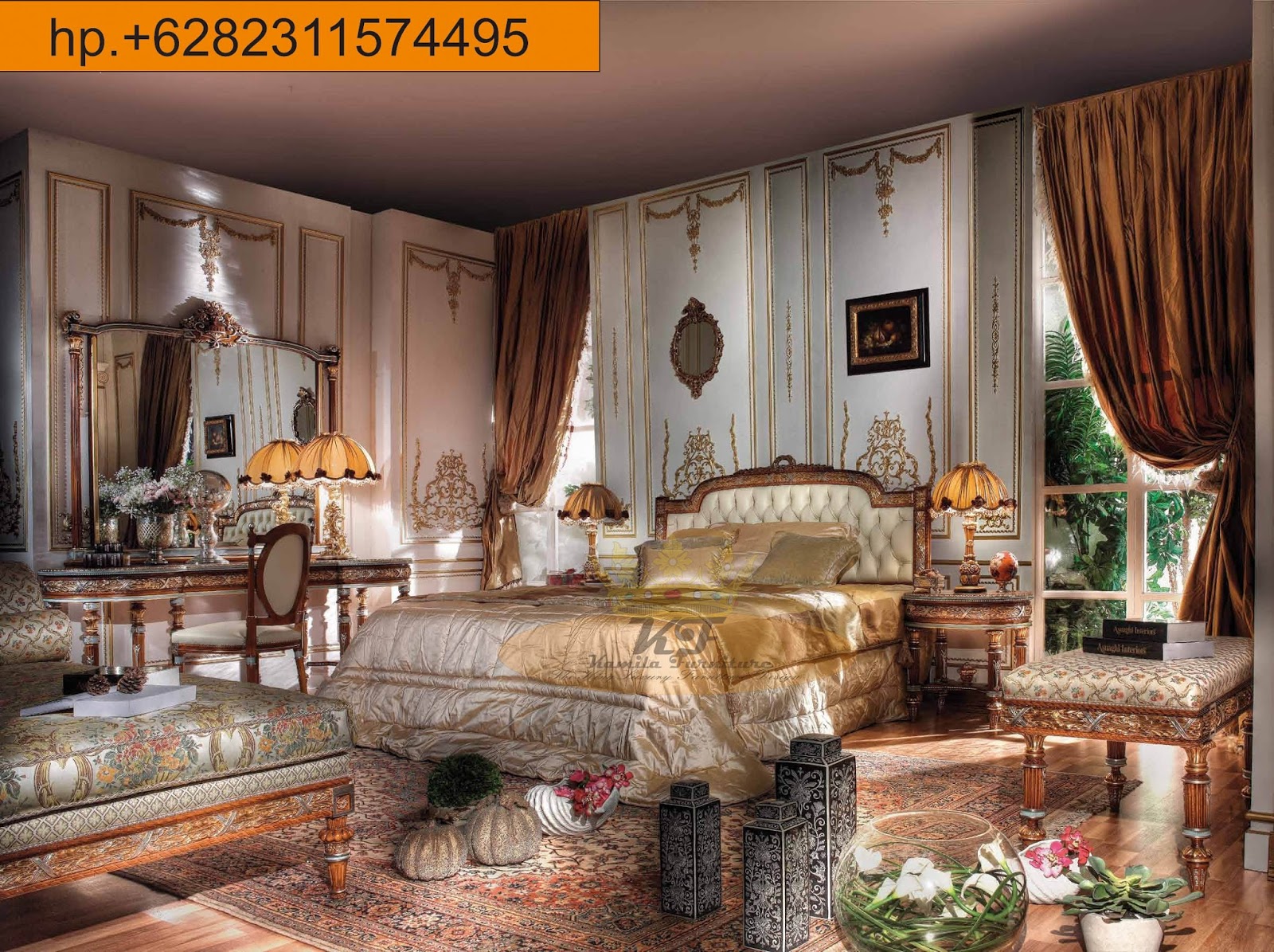 Kamila Furniture: LUXURY CLASSIC ITALIAN FURNITURE BEDROOM