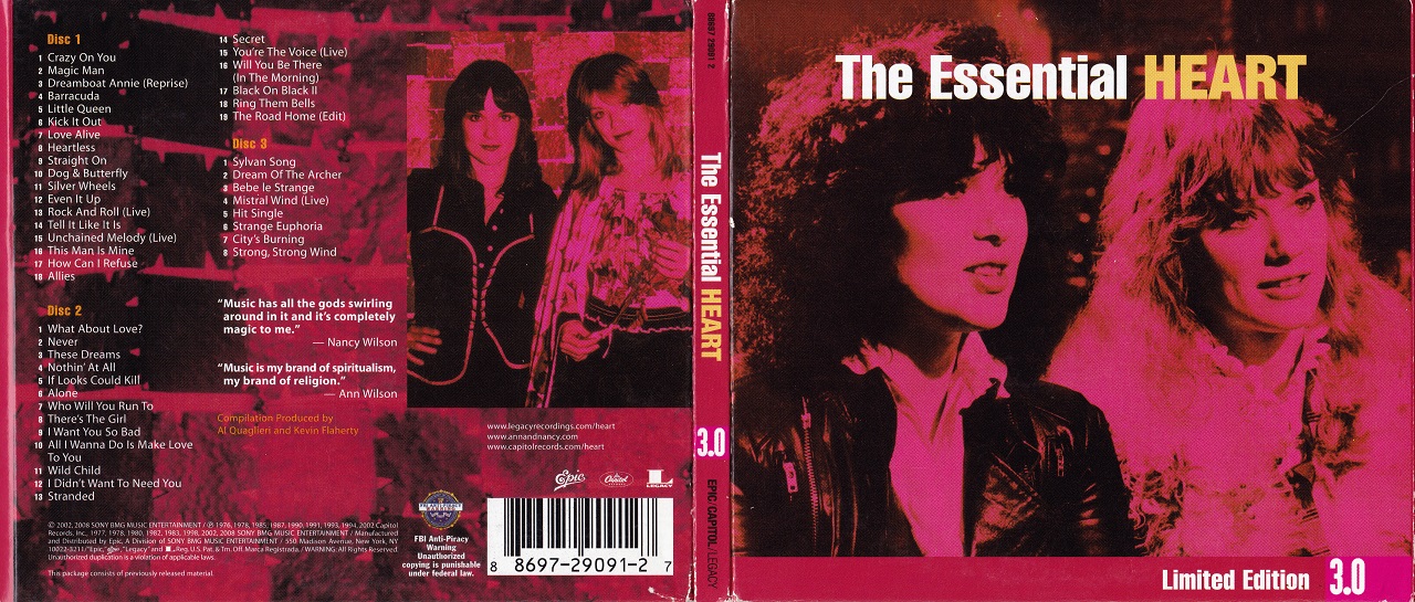 On The Road Again: Heart "The Essential Heart (3.0 Limited Edition)"
