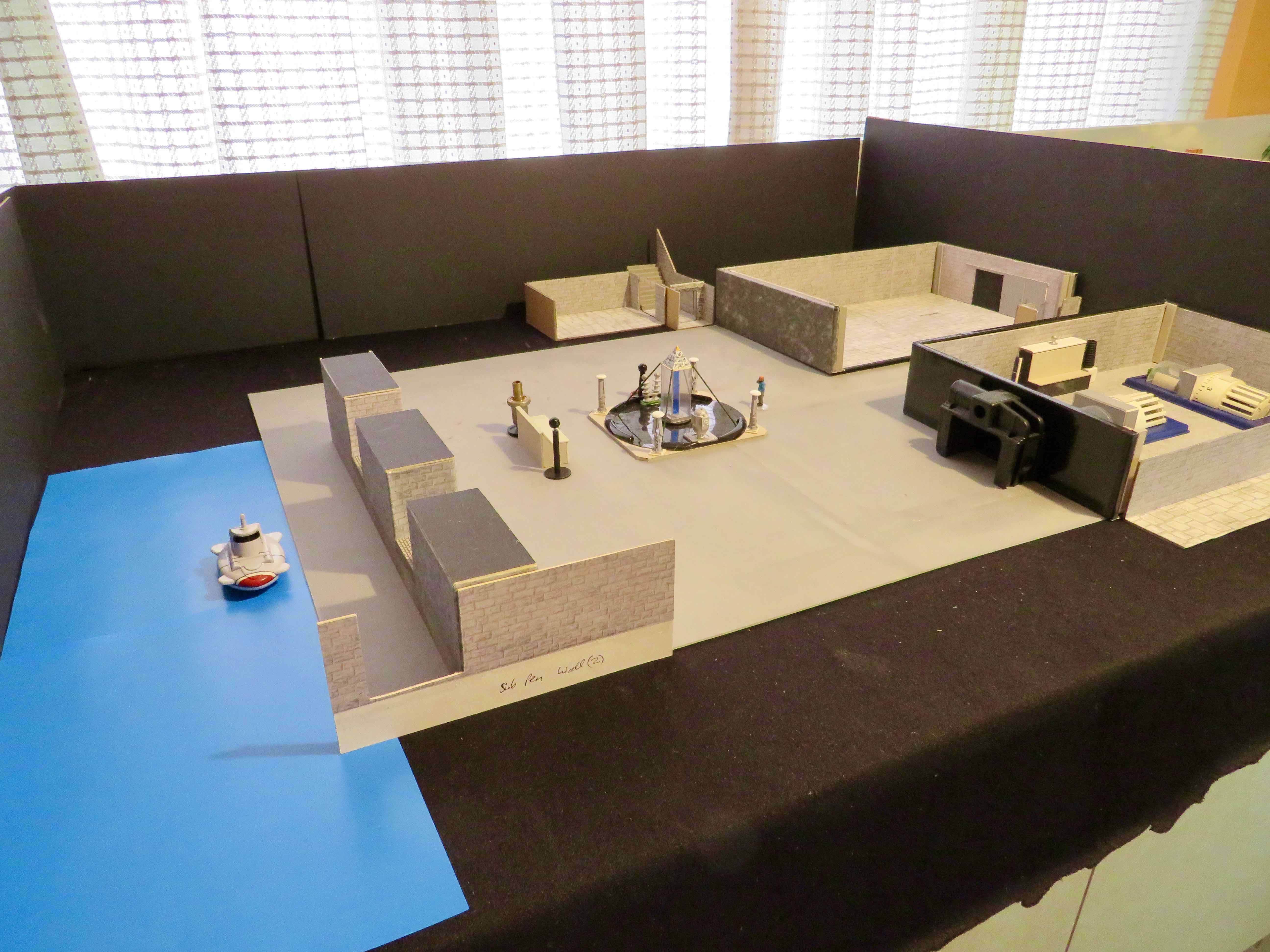 Carry On Chaps: Evil Villain's Lair - trial table setup ...