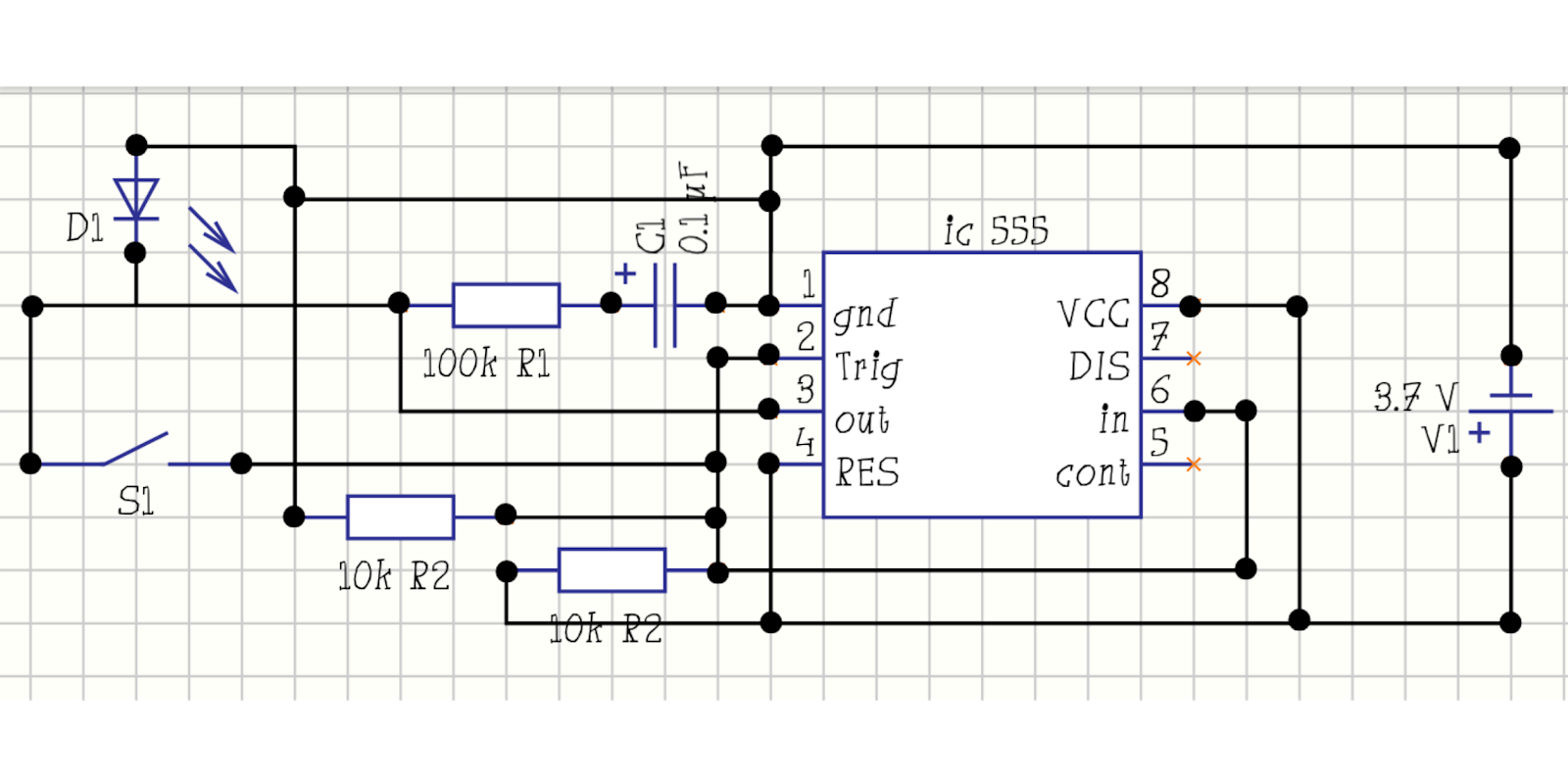How To Make Latch Circuit One Button Push on Push Off Circuit Using ...