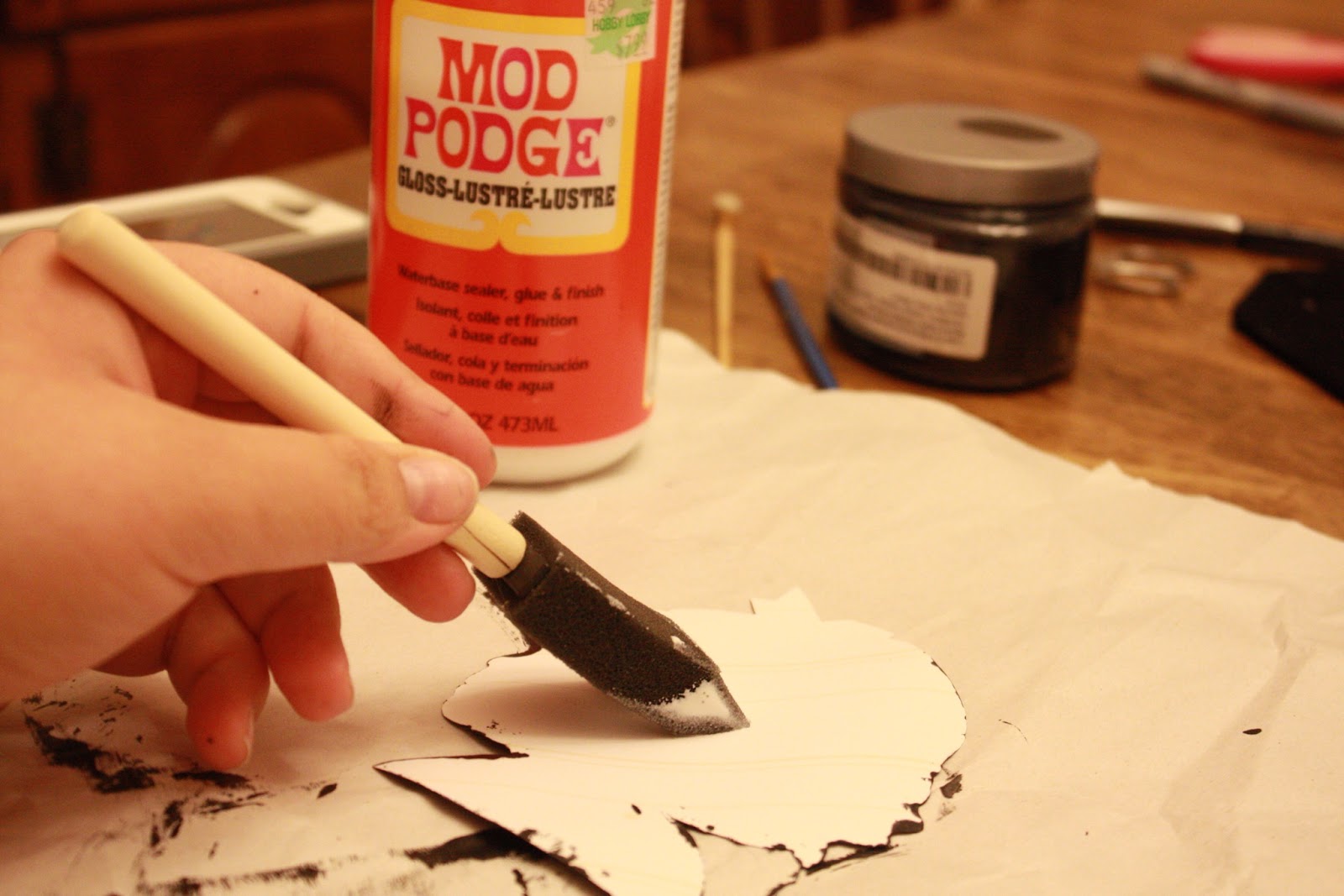 Create at Home Mom: DIY Silhouette Portrait