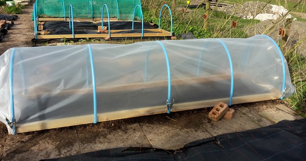 An English Homestead: Row Cover Cloches