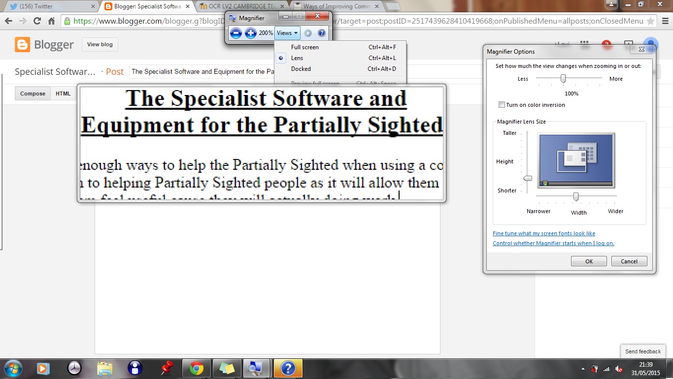 Specialist Software For The Partially Sighted: The Specialist Software ...