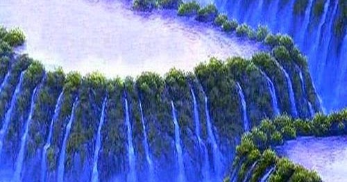 Stunning blue waterfall ~ Stunning nature